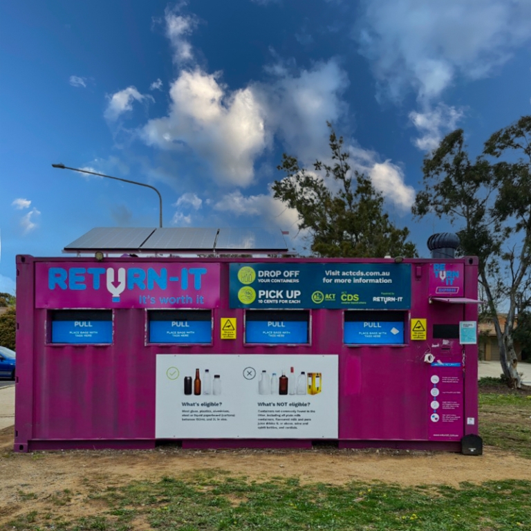 Bottle recycling Hawker Shops - ACT Container Deposit Scheme