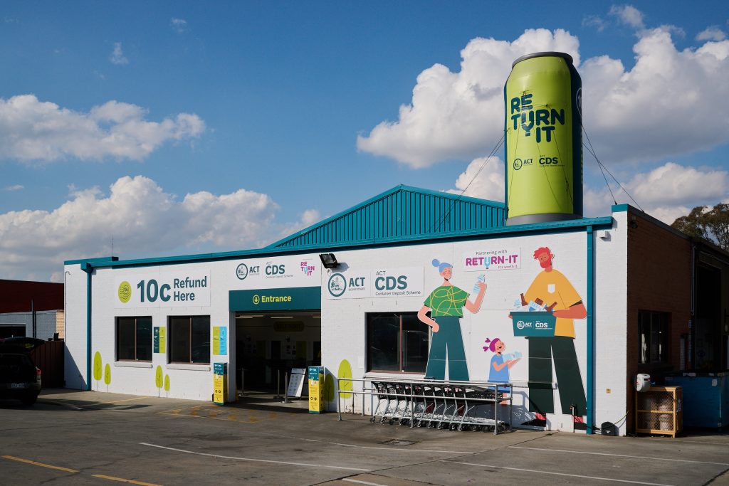 Can recycling at Mitchell - ACT Container Deposit Scheme